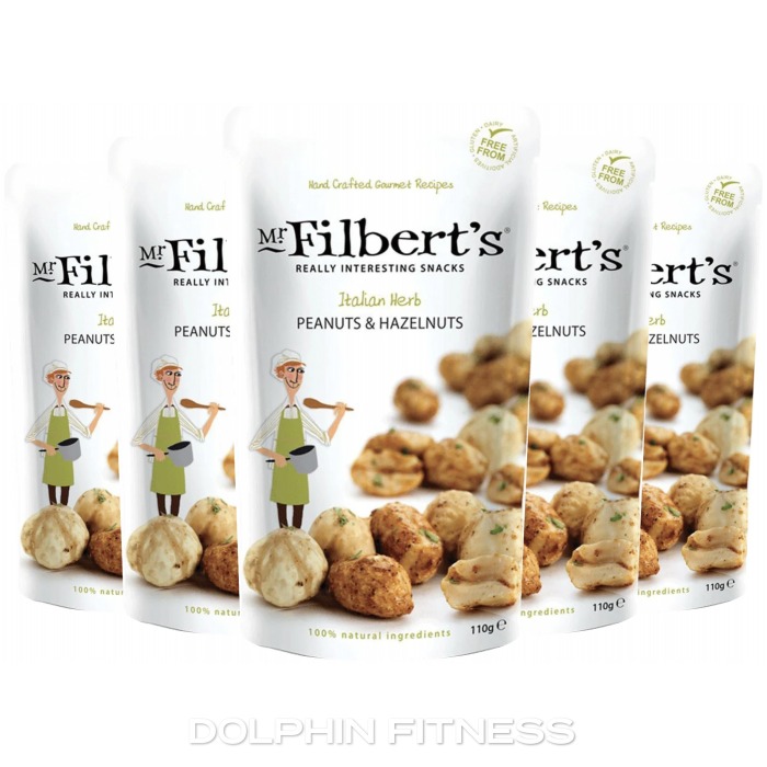 Mr. Filberts Italian Herb Hazelnuts & Peanuts 12 x 100g