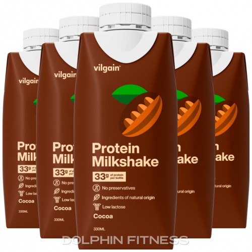 Vilgain Protein Milkshake 12 Bottles Vanilla