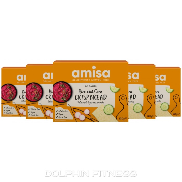 Amisa Organic Rice & Corn Crispbread 12 x 120g