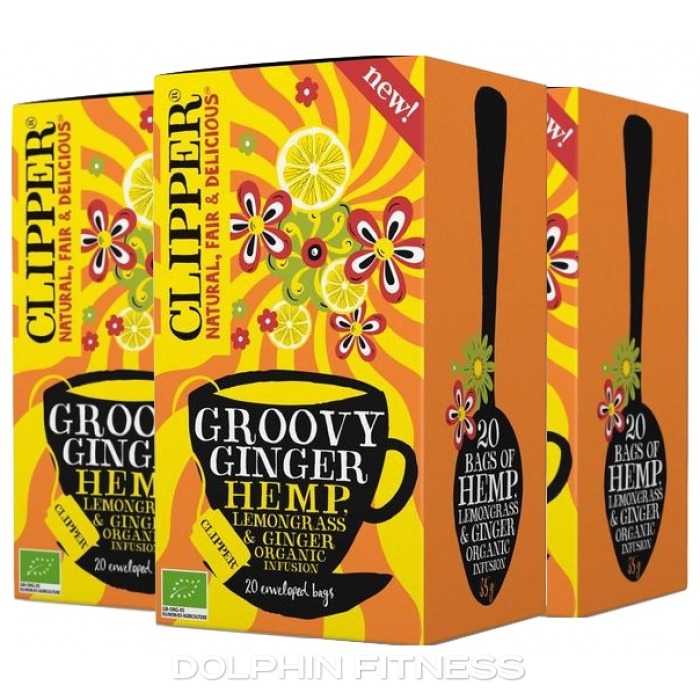 Clipper Organic Groovy Ginger Hemp Infusion 4 x 20 Teabags