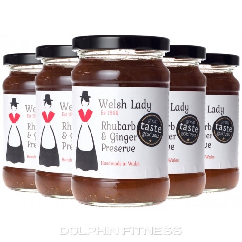 Welsh Lady Rhubarb & Ginger Preserve 6 x 340g
