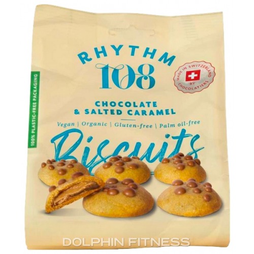 Rhythm 108 Chocolate & Salted Caramel Biscuits 1 x 135g