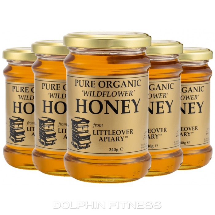 Littleover Apiary Pure Organic Wildflower Clear Honey 6 x 340g