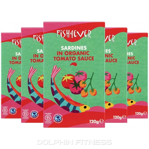 Fish4Ever Sustainably-Fished Sardines in Organic Tomato Sauce 12 x 120g