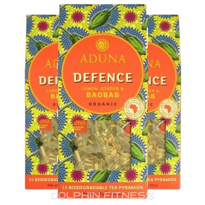 Aduna Defence Tea Baobab Lemon & Ginger 3 x 15 Bags