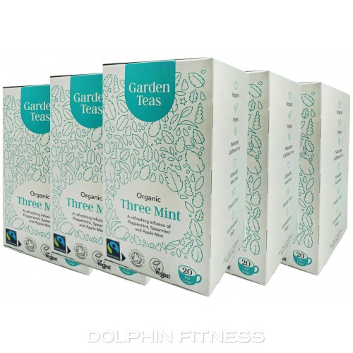 Garden Teas Organic Three Mint 6 x 20 Tea Bags