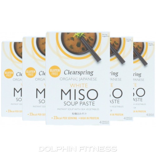 Clearspring Organic Instant White Miso Soup Paste with Sea Vegetables 8 ...