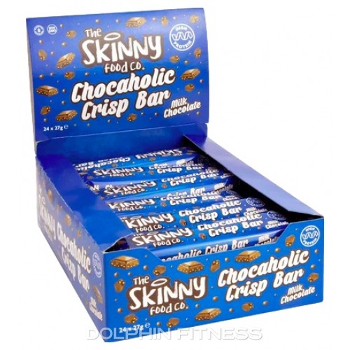 The Skinny Food Co Chocaholic Crisp Bar 24 Bars