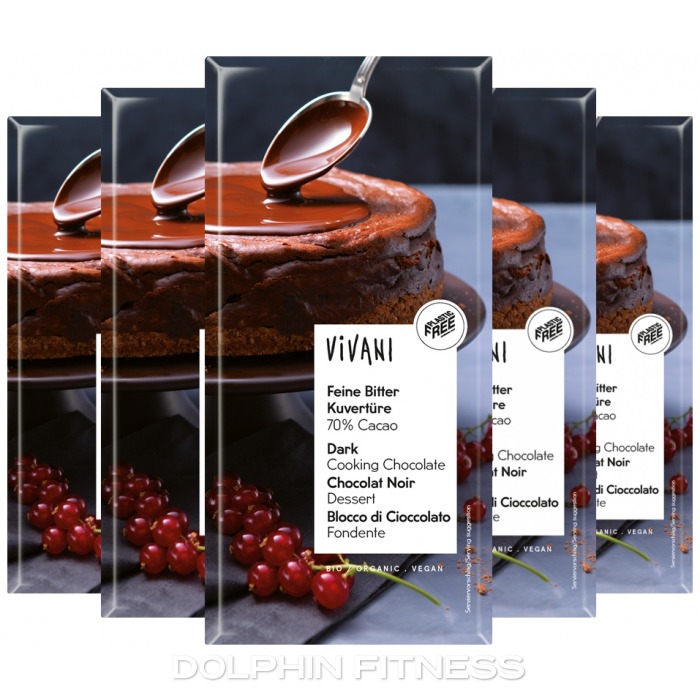 Vivani Dark Cooking Chocolate 12 x 150g
