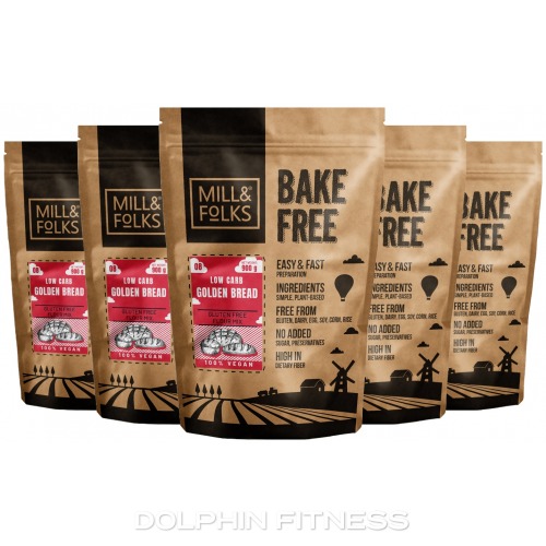 Mill & Folks Bake-Free Low Carb Golden Bread 12 x 900g