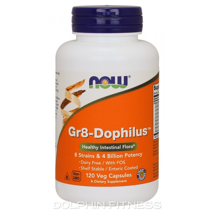 NOW Gr8-Dophilus 120 Veg Capsules