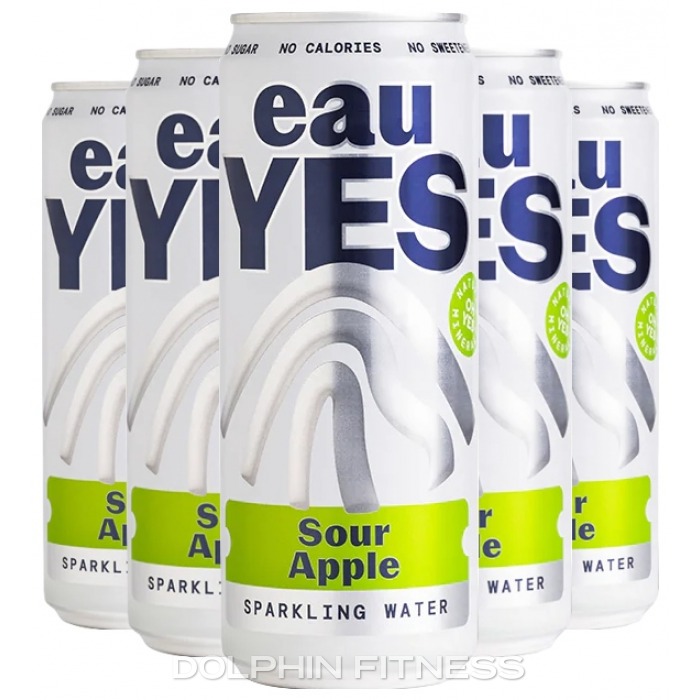 Eau Yes Sour Apple Sparkling Mineral Water 12 x 330 ml