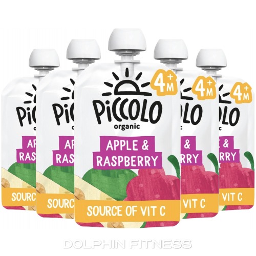 Piccolo Apple & Raspberry 5 x 100g