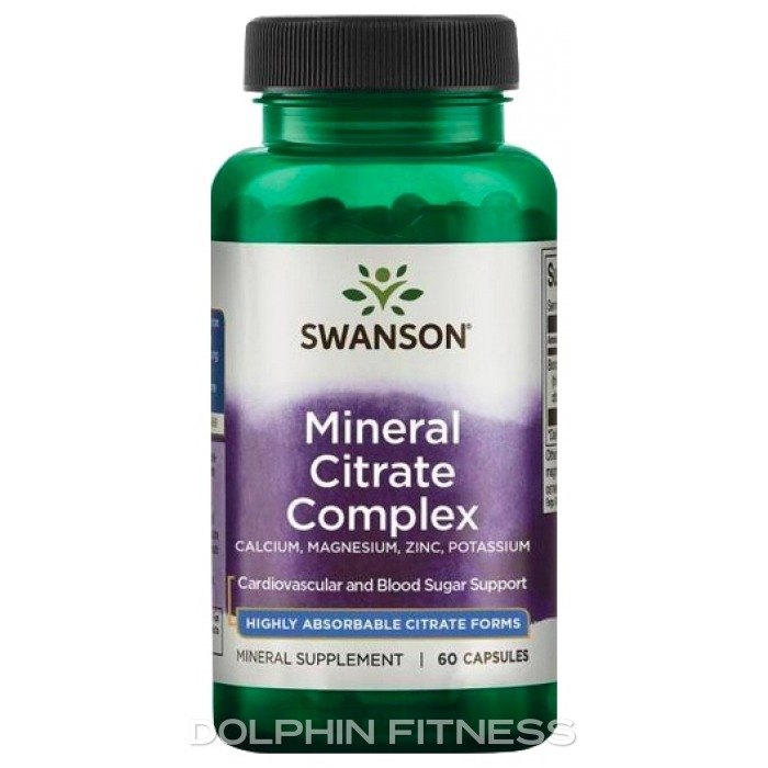 Swanson Mineral Citrate Complex 60 Capsules