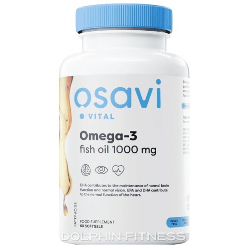 Osavi Omega-3 Fish Oil 1000 mg 60 Softgels