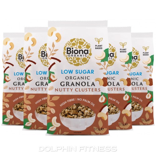 Biona Organic Granola Nutty Clusters 6 x 375g