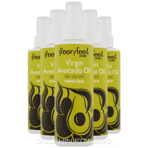 The Groovy Food Company Virgin Avocado Oil Cooking Spray 6 x 190 ml