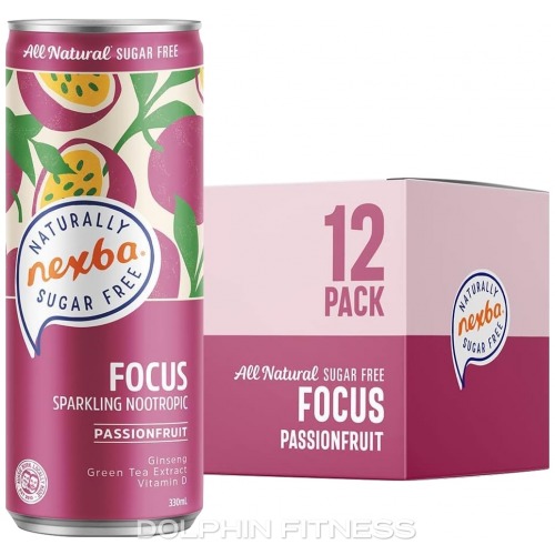 Nexba Focus Passionfruit Nootropics 12 x 330 ml