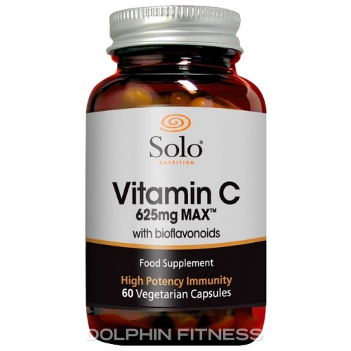 Solo Nutrition Vitamin C 625 mg MAX 60 Vegetarian Capsules