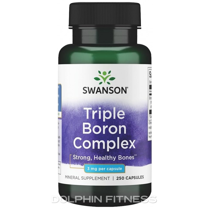 Swanson Triple Boron Complex 3 mg 250 Capsules