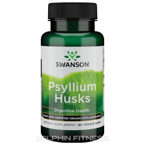 Swanson Psyllium Husks 625 mg 60 Veggie Capsules