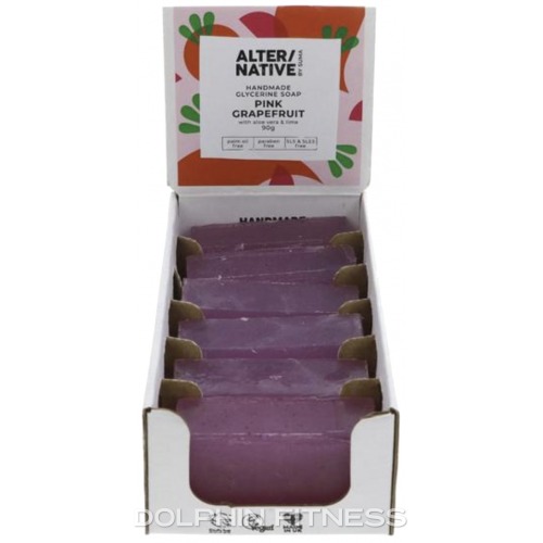 Alter/Native Pink Grapefruit Glycerin Soap 6 x 90g