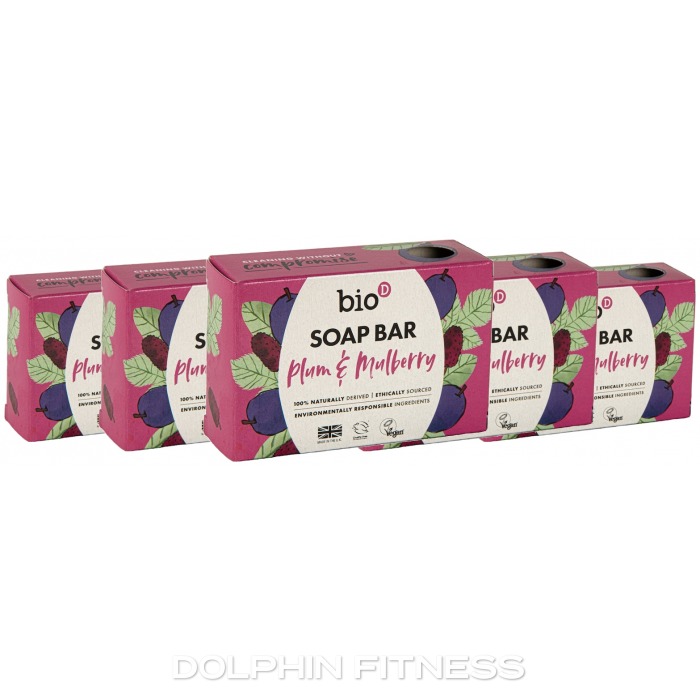 Bio-D Plum & Mulberry Soap Bar 20 x 90g