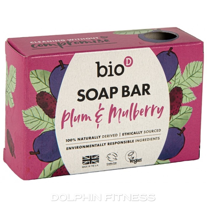 Bio-D Plum & Mulberry Soap Bar 1 x 90g