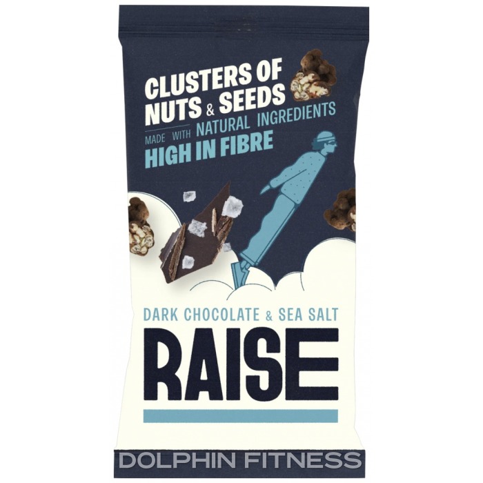 Raise Dark Chocolate and Sea Salt Clusters of Nuts and Seeds 1 x 35g
