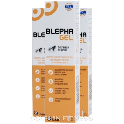Blepha Gel Eyelid Cleansing Lotion 3 x 30g