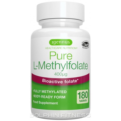 Igennus Pure L-Methylfolate 180 Tablets