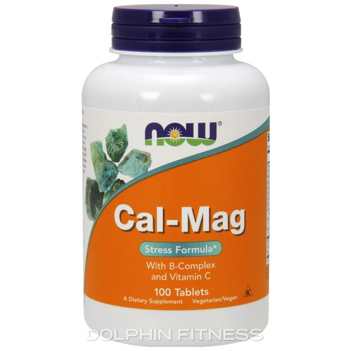 NOW Cal-Mag with B-Complex and Vitamin C 100 Tablets