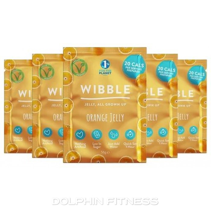 Wibble Low Sugar Jelly (6 x 57g) Orange
