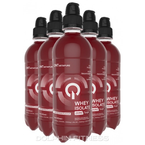 QNT Whey Isolate Zero Sugar Water 12 x 500 ml