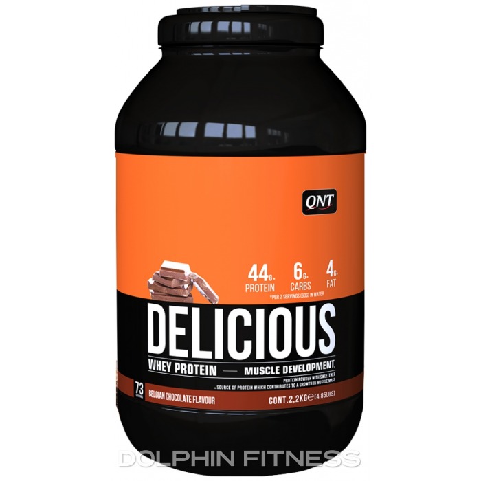 QNT Delicious Whey 2.2 kg Belgian Chocolate