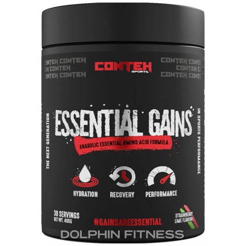Conteh Sports Essential Gains 465g Strawberry Lime