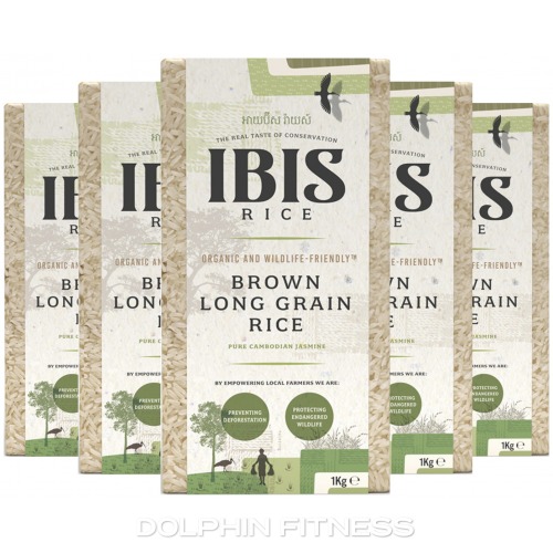 Ibis Rice Brown Long Grain Rice 6 x 1 kg