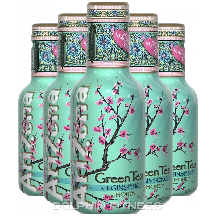 AriZona Green Tea with Honey 6 x 500 ml