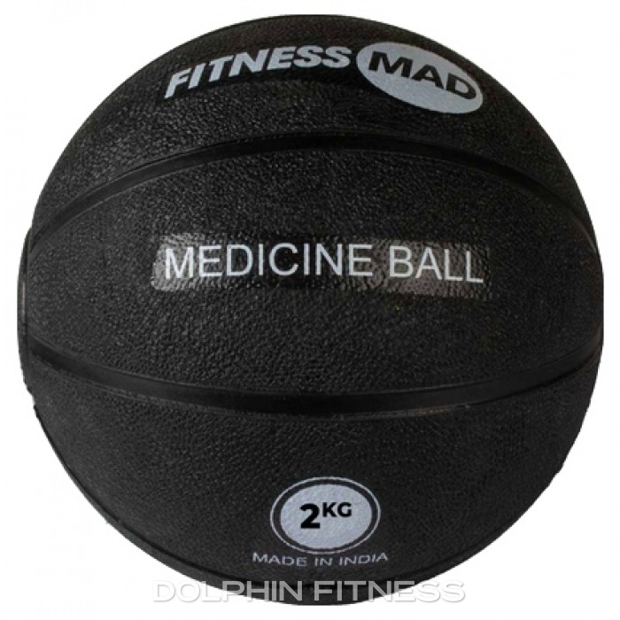 Fitness Mad Rubber Medicine Ball 2 kg