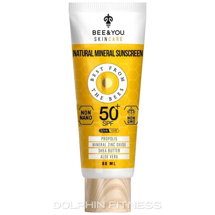 Bee & You Skincare Natural Mineral Sunscreen 80 ml