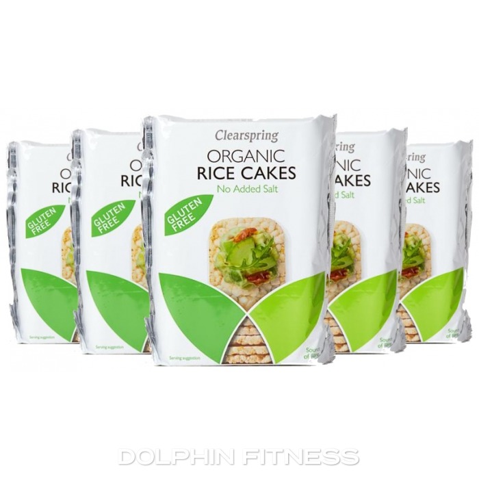 Clearspring Organic Brown Rice Cakes No Added Salt 12 x 130g