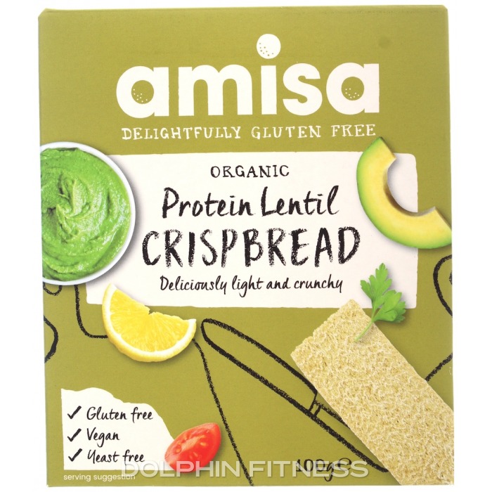 Amisa Organic Protein Lentil Crispbread 1 x 100g