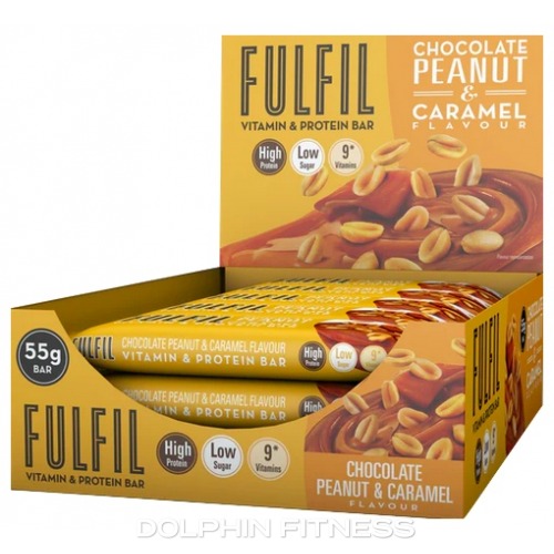 Fulfil Chocolate Peanut & Caramel Bar 15 x 55g