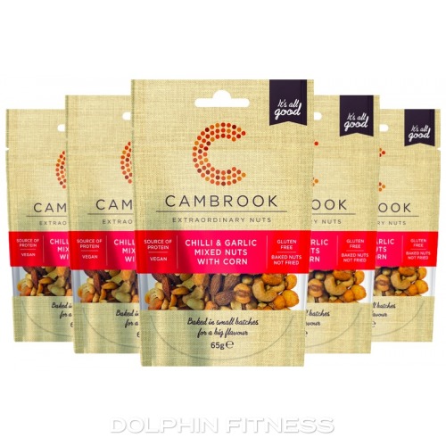 Cambrook Chilli & Garlic Mixed Nuts with Corn 12 x 65g