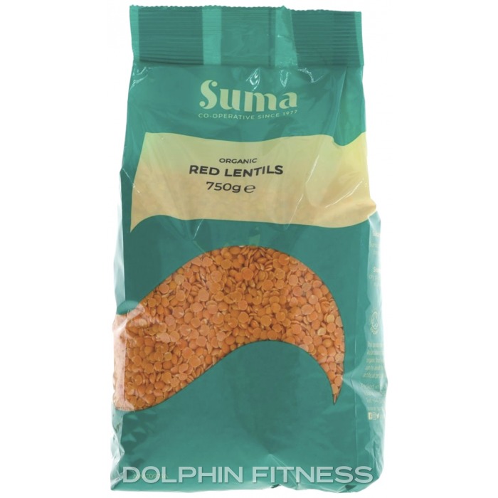 Suma Organic Red Lentils 1 x 750g