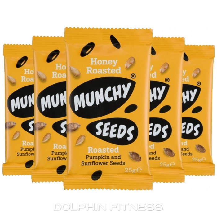 Munchy Seeds Honey Roasted Pumpkin and Sunflower Seeds 12 x 25g