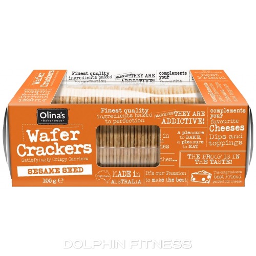 Olina's Bakehouse Wafer Crackers (1 x 100g) Sesame Seed