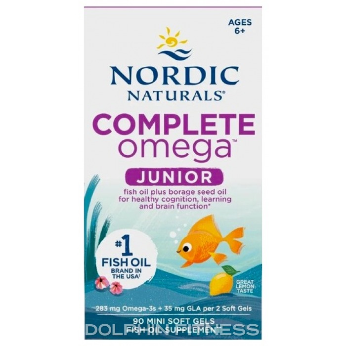 Nordic Naturals Complete Omega Junior 90 Mini Softgels Lemon