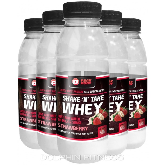 Peak Body Shake 'N' Take Whey 24 x 60g