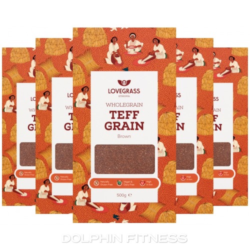 Lovegrass Ethiopia Wholegrain Taff Grain Brown 12 x 500g